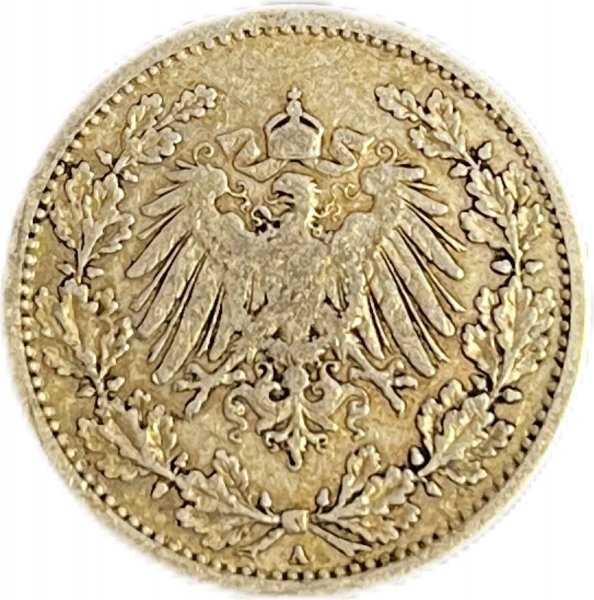 KOLEKT ARTZ 1906 ALMANYA 1/2 MARK GÜMÜŞ ÇT+ Fiyatı KOLEKT ARTZ 1906 ALMANYA 1/2 MARK GÜMÜŞ ÇT+ Fiyatı